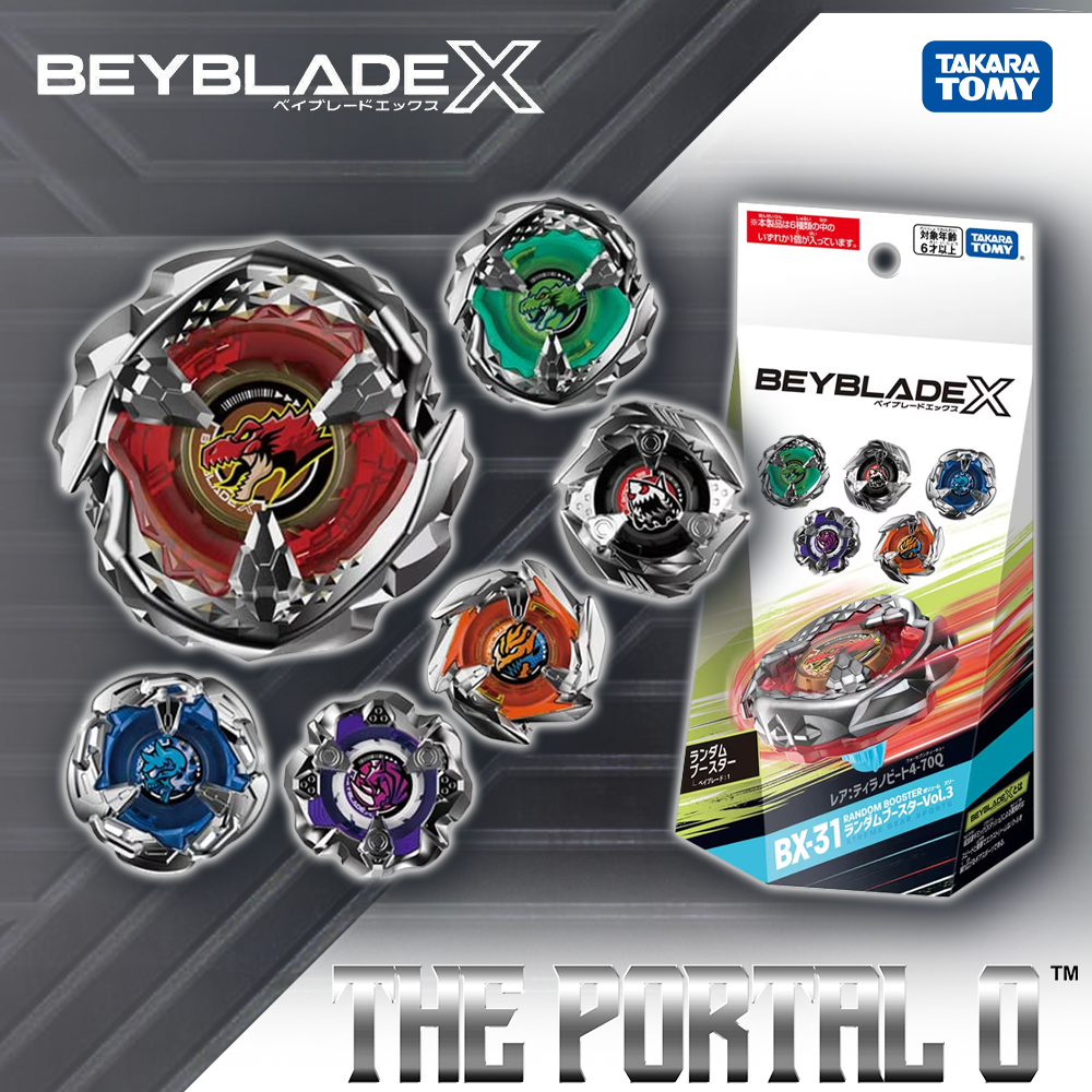 Takara Tomy Beyblade X BX-31 RB Vol.3 Ft. Tyranno Beat 4-70Q – ThePortal0 Beyradise