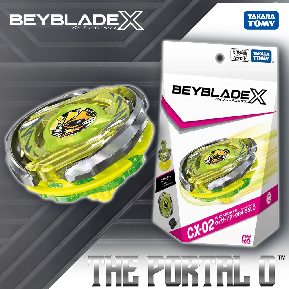 Takara Tomy Beyblade X CX-02 WizardArc R4-55LO – ThePortal0 Beyradise