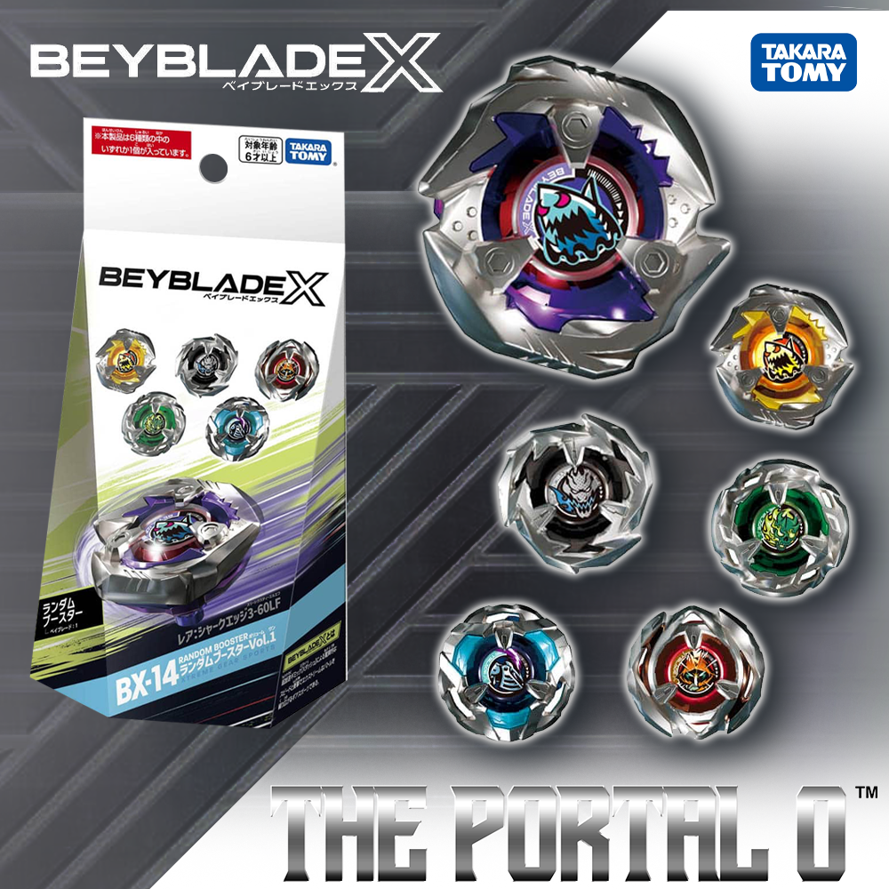 Takara Tomy Beyblade X BX-14 Random Booster Vol.1 Ft. Shark Edge ...