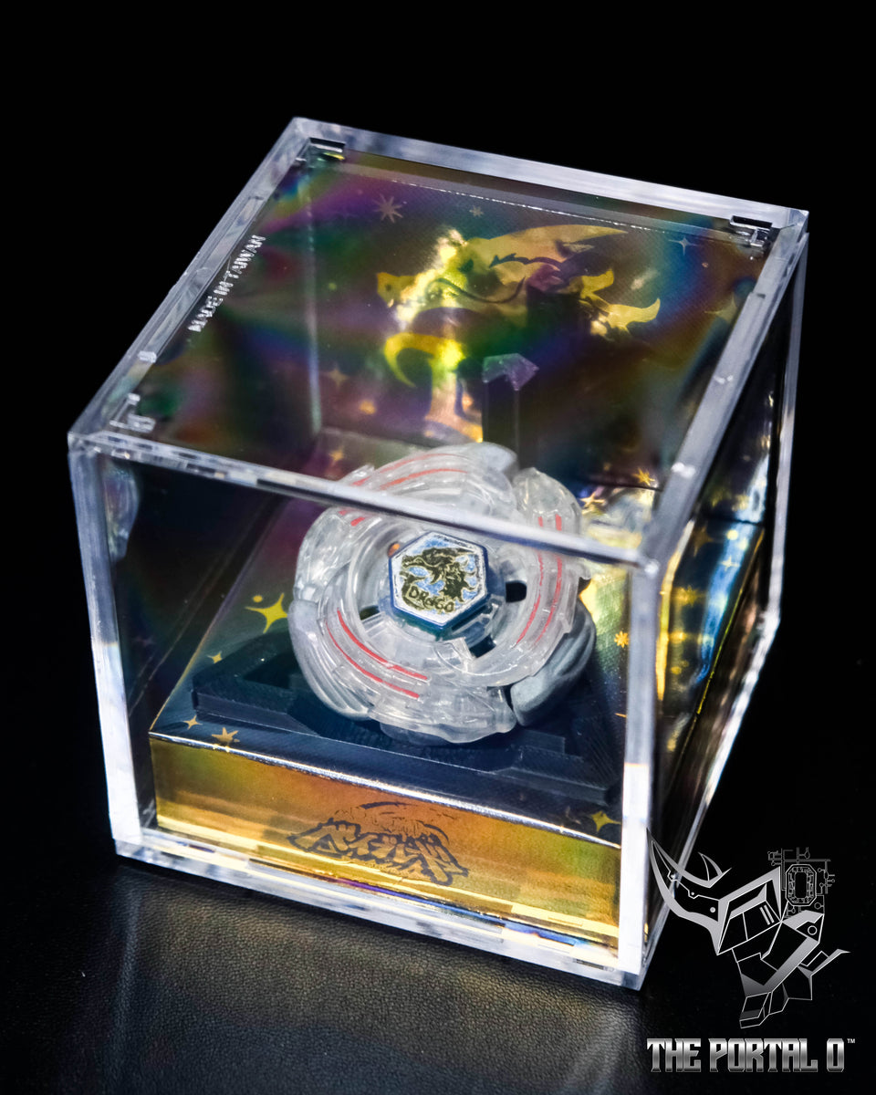 Beyblade Metal Fusion Gold-Silver Emblem Display Case Collection ...