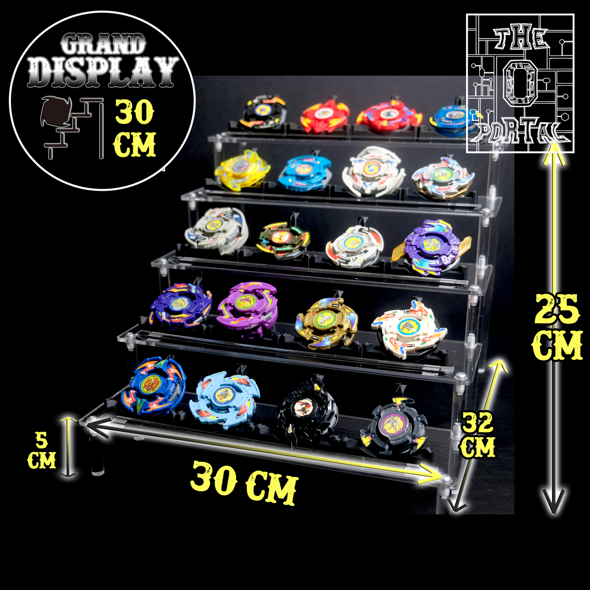Grand Beyblade Display w/ Custom Bey Display – ThePortal0 Beyradise